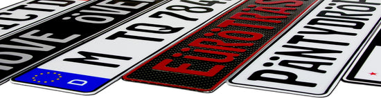 European License Plates, German License Plates, Mounting Frames ...
