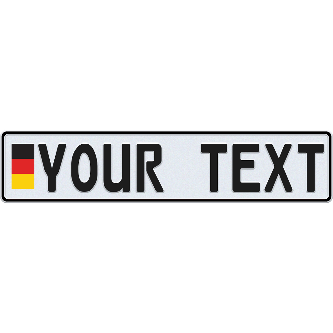 European License Plates, German License Plates, Mounting Frames ...